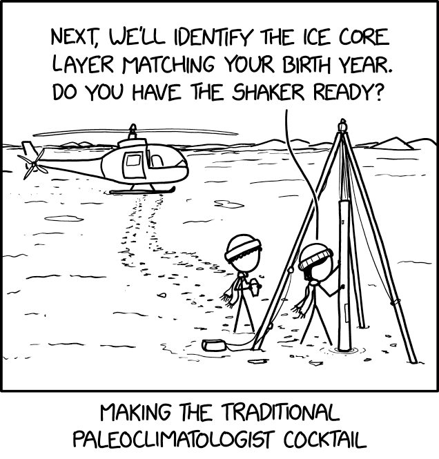 2902: Ice Core - explain xkcd