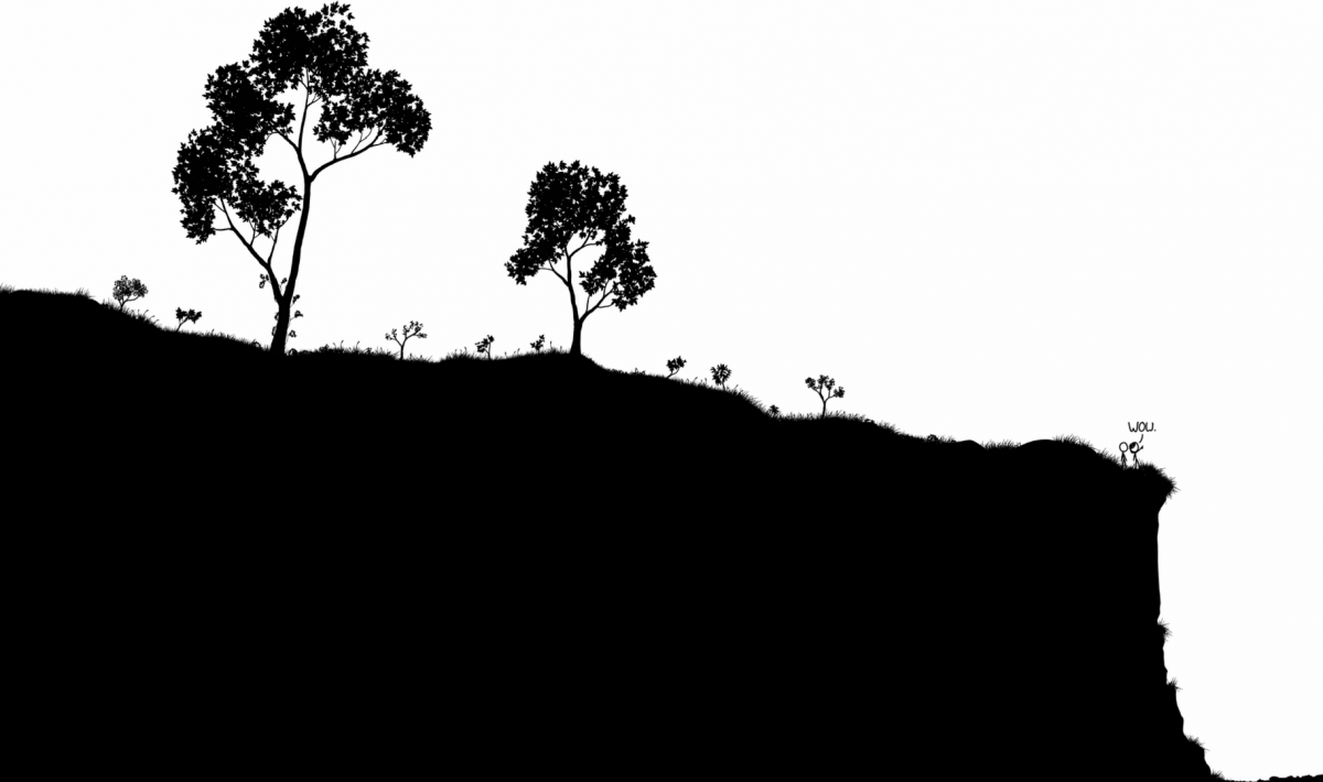 File:1608 1008x1074y Megan points at Runner after forest.png - explain xkcd