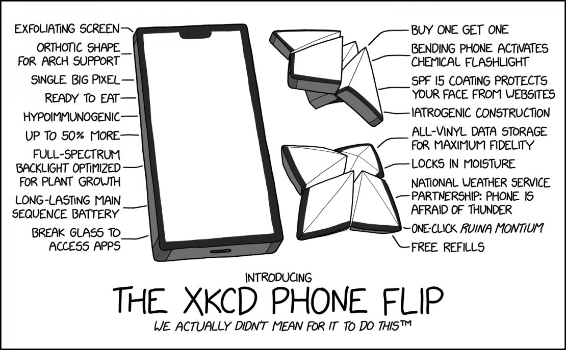 2831: xkcd Phone Flip - explain xkcd