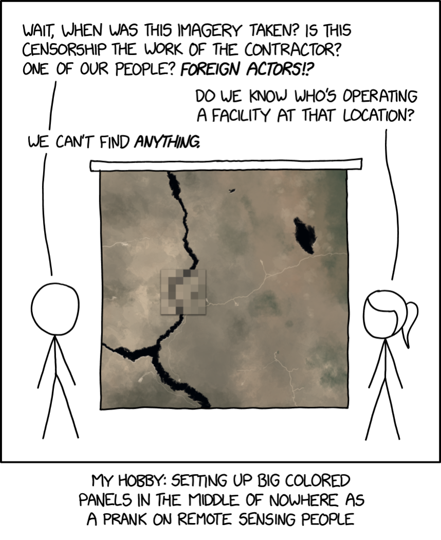 3173: Satellite Imagery - explain xkcd