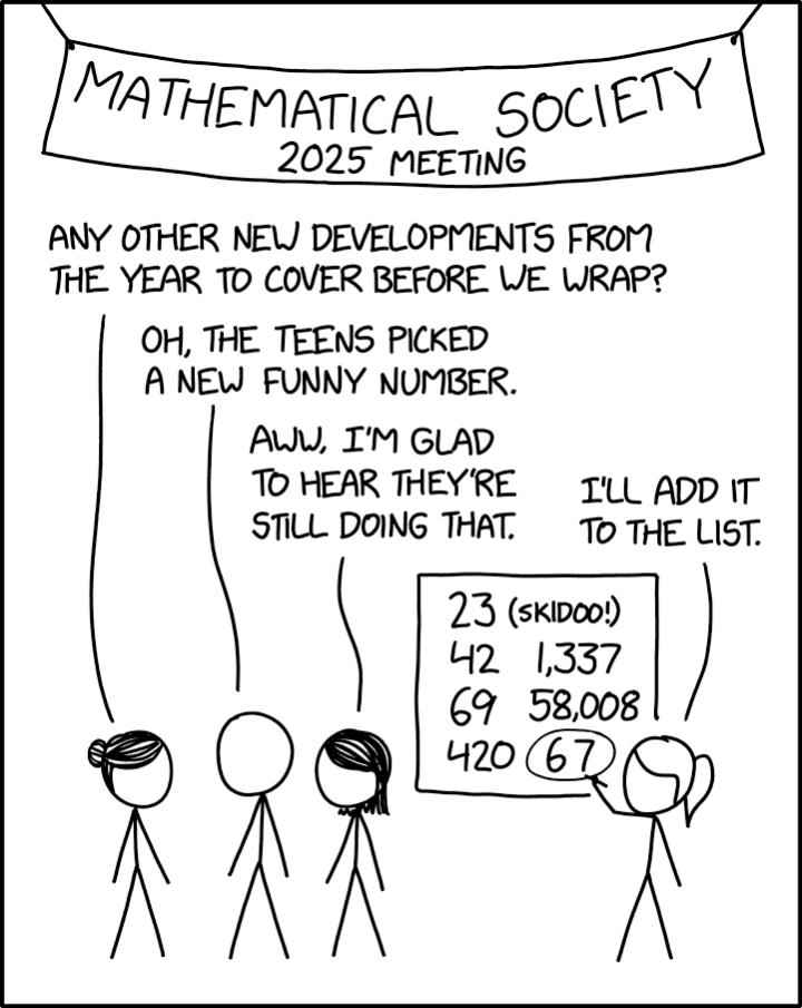 3184: Funny Numbers - explain xkcd